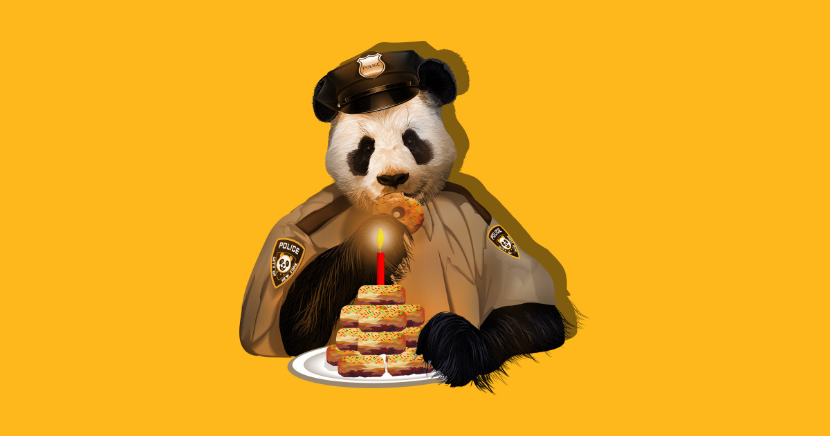 Panda Police - Panda - T-Shirt | TeePublic