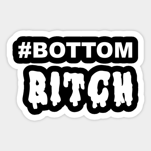 Bottom White - Bottom - Sticker | TeePublic