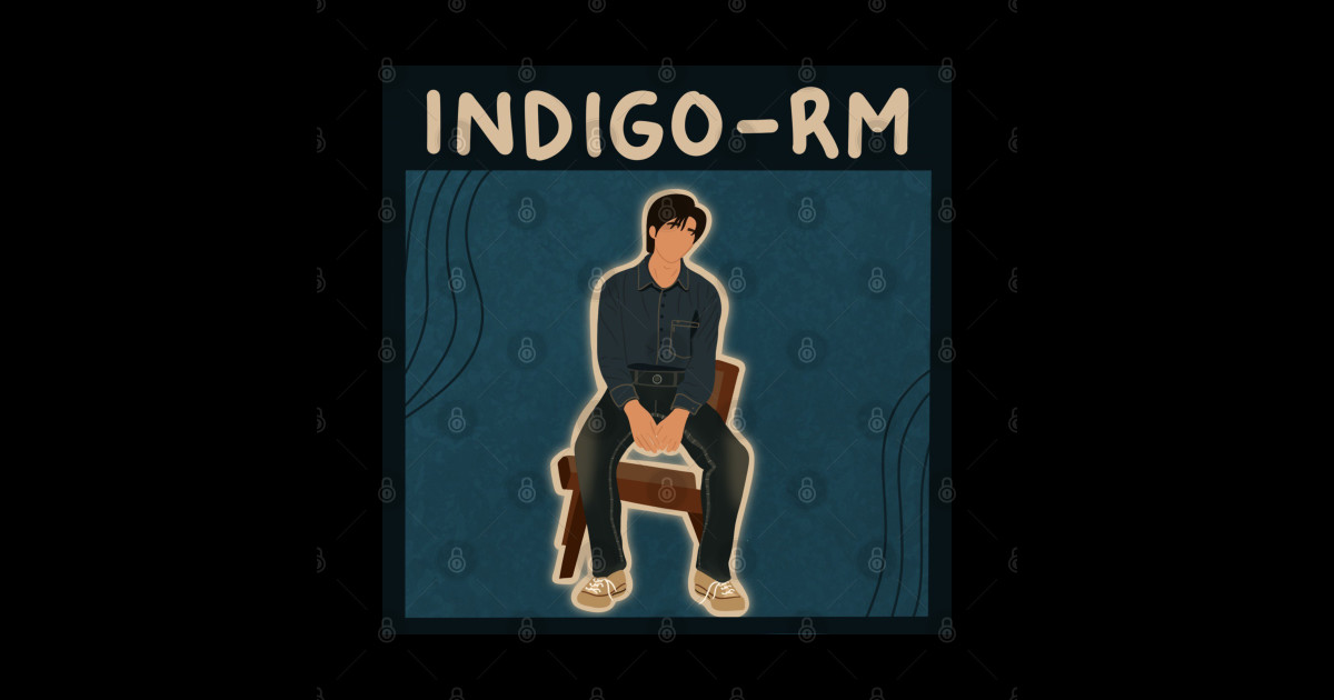 RM INDIGO Poster - Indigo - Sticker | TeePublic