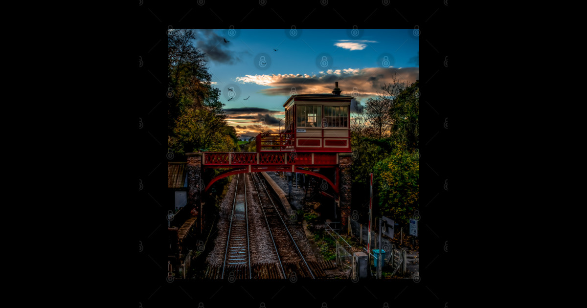 Wylam Railway Signal Box - Countryside - Posters and Art Prints | TeePublic
