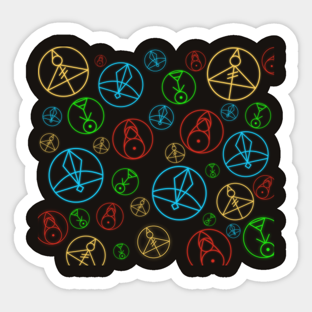 Papa Titan Glyphs - The Owl House - Owl House - Sticker | TeePublic