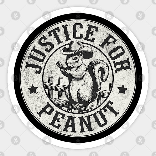 Justice-For-Peanut - Justice For Peanut - Sticker | TeePublic