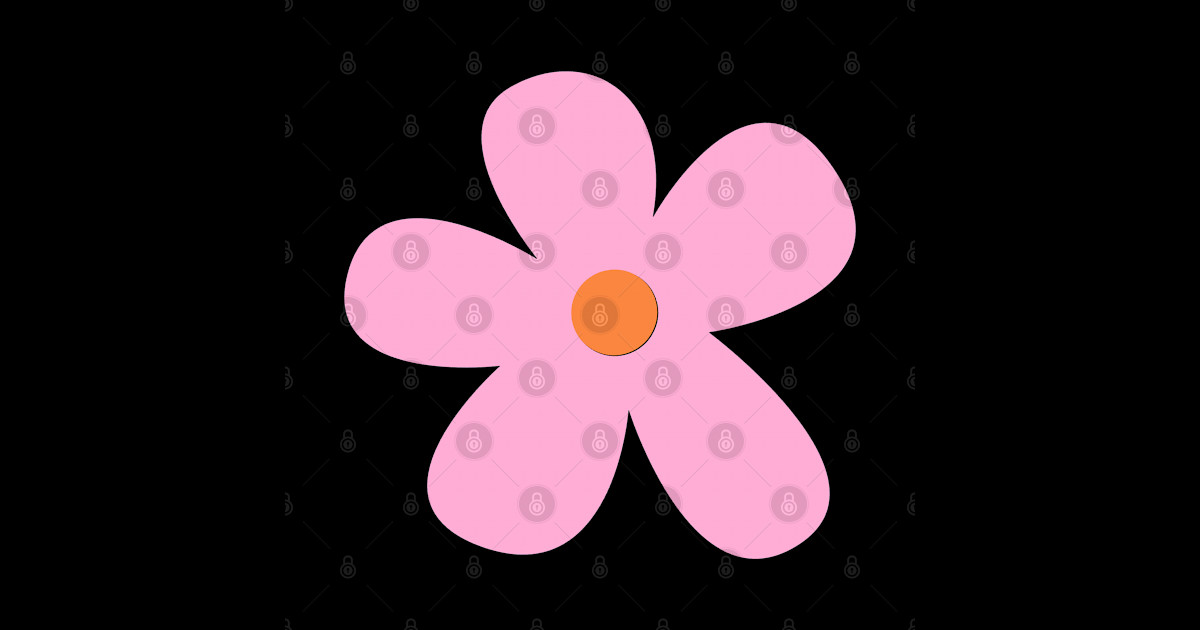 Ursula Pink - Retro Flower - Sticker | TeePublic