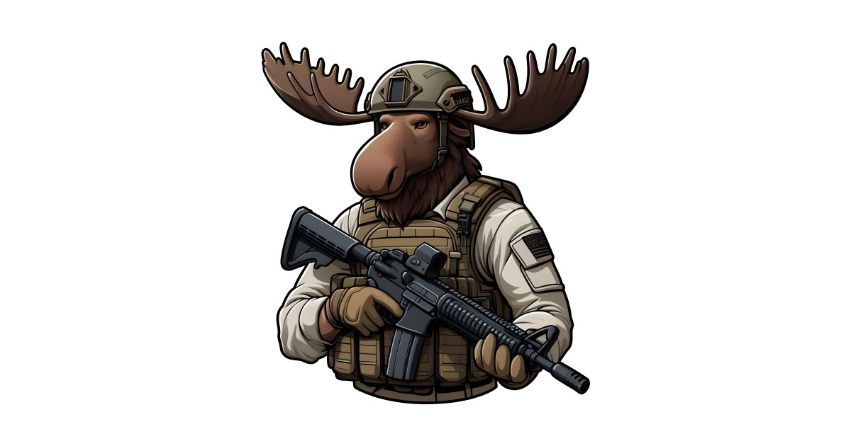 Tactical Moose - Moose - T-Shirt | TeePublic