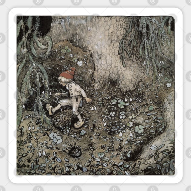 The Trolls and the Youngest Tomte - John Bauer - The Trolls And The ...