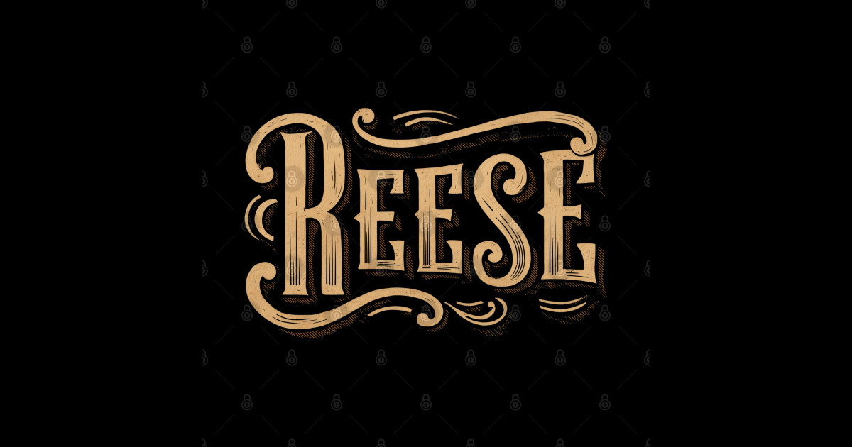 Reese Gift Name Vintage Design - Reese - Sticker | TeePublic