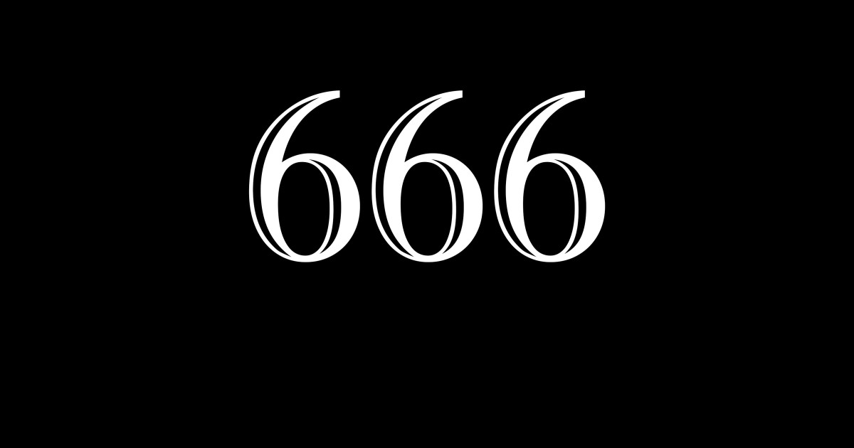 666 Mark of the Best! (Black) - 666 - Sticker | TeePublic