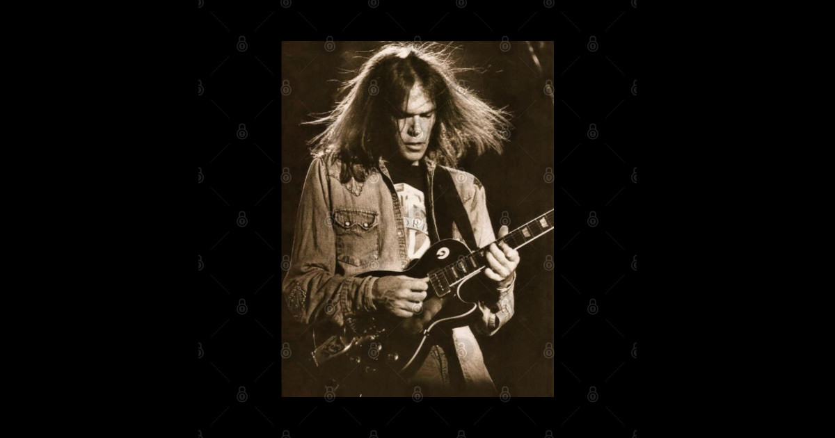 Neil Young / 1945 - Neil Young - Sticker | TeePublic