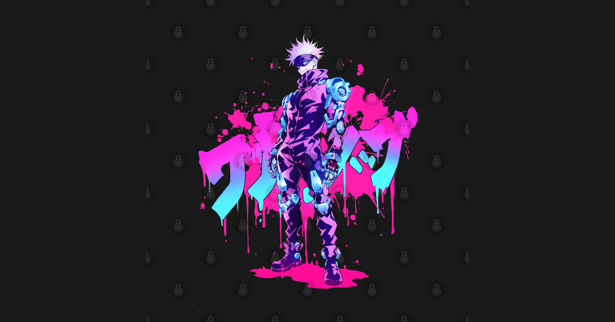 cyborg gojo satoru - Gojo Satoru - T-Shirt | TeePublic