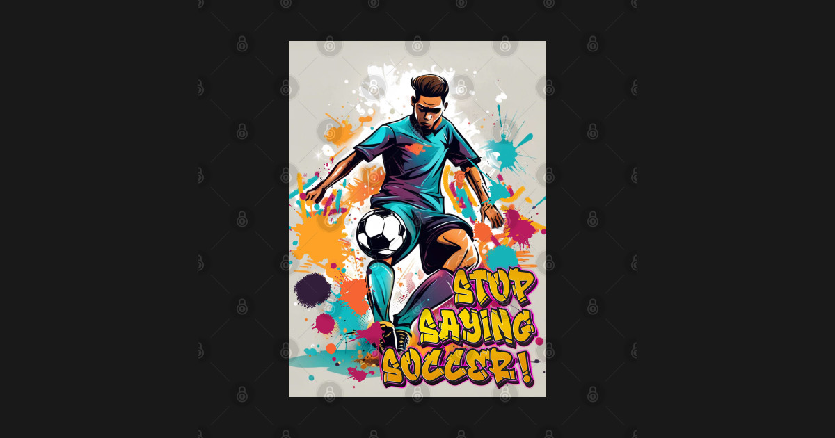 Rebel Kick: Graffiti-Style Football Player - Football Urban Art ...
