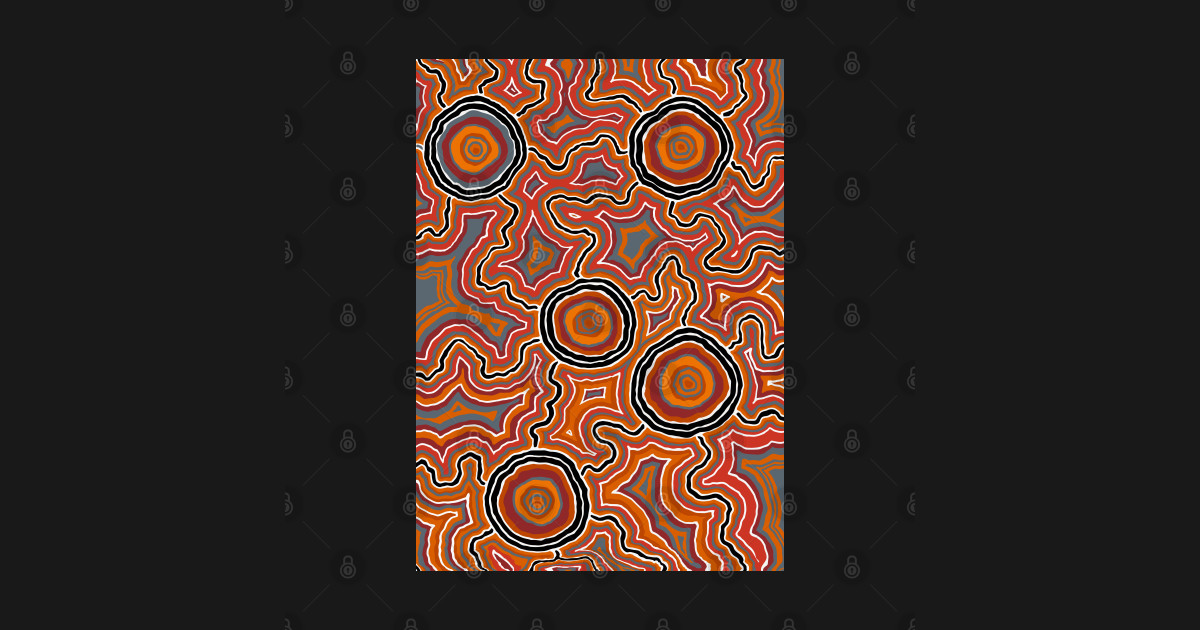Aboriginal Art - Different Pathways - Pathways - T-Shirt | TeePublic