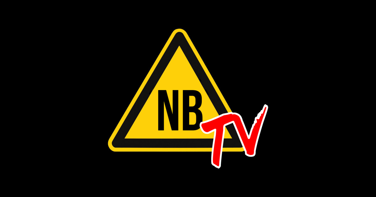 Nerdy Blurb TV logo - Nerdy Blurb Tv - Sticker | TeePublic