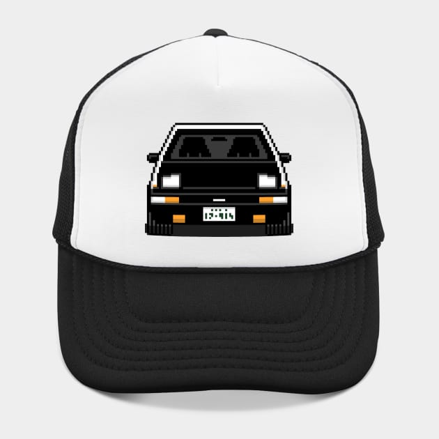 Initial D Toyota Sprinter Trueno AE86 Pixel Art 1 - Initial D - Hat ...