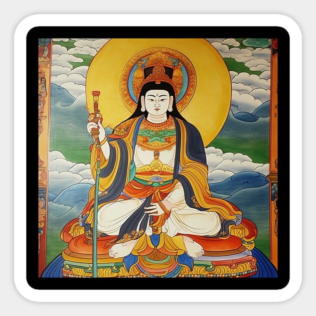 Hwanung Korean deity - Art Nouveau - Sticker | TeePublic