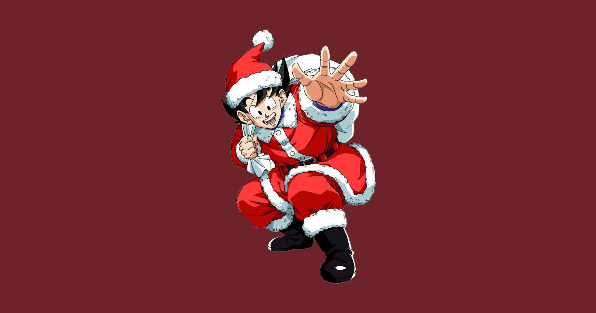 Goku Dragon Ball Z Santa - Goku Christmas - T-Shirt | TeePublic