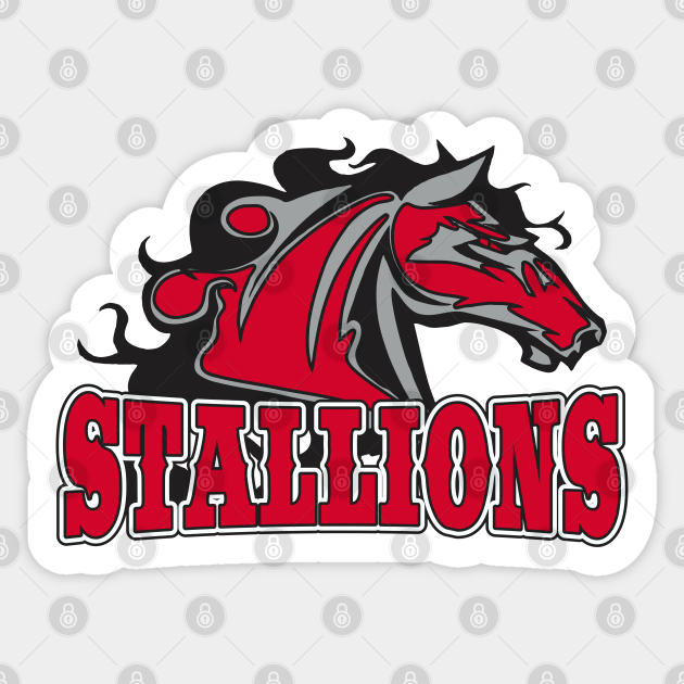 Stallions Sports Team Logo - Stallions - Sticker | TeePublic