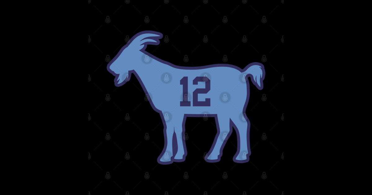 MEM GOAT - 12 - White 2 - Memphis Goat - Sticker | TeePublic