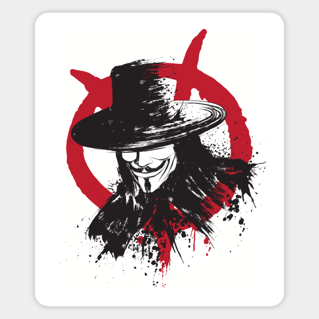 Revolution is Coming - V For Vendetta - Sticker | TeePublic