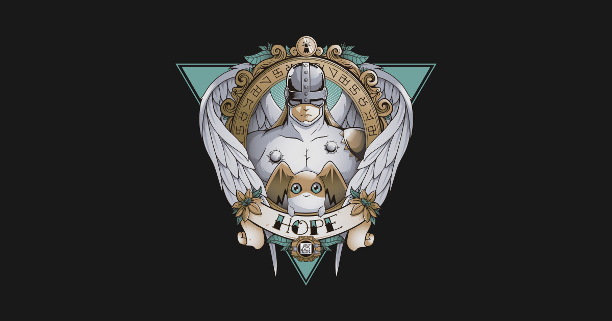 Digimon of Hope Angemon - Angel wings - Patamon Tattoo - Digimon - T ...