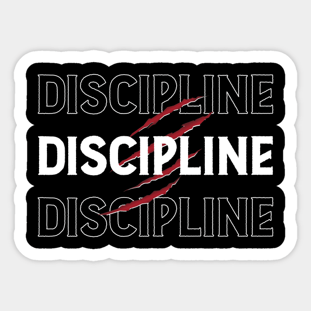 discipline men's style - Men - Sticker | TeePublic