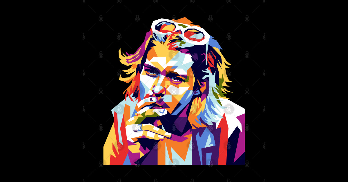 Grunge Legend Pop Art - Grunge - Sticker | TeePublic