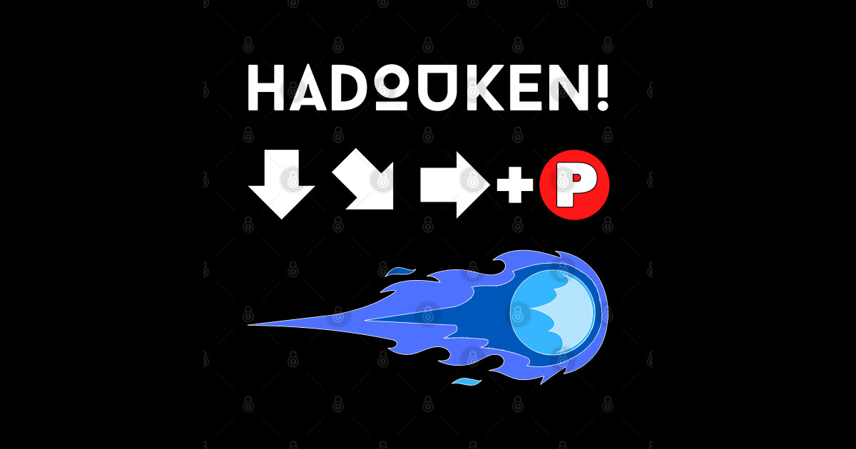 Fireball - Street Fighter - Sticker | TeePublic