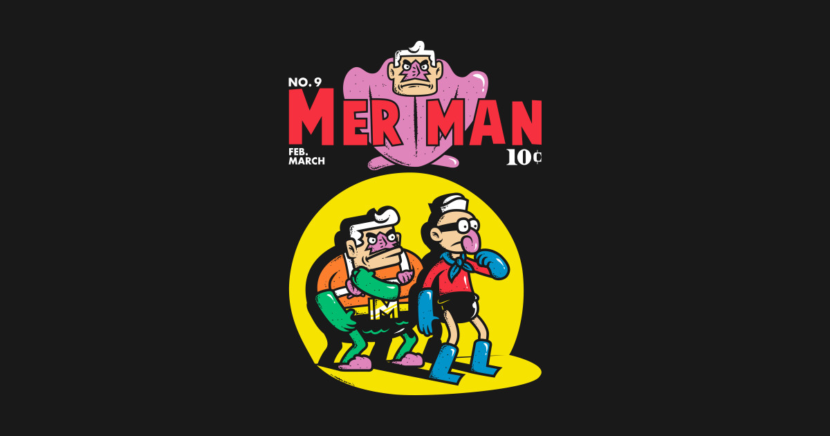 Merman - Spongebob Squarepants - T-Shirt | TeePublic