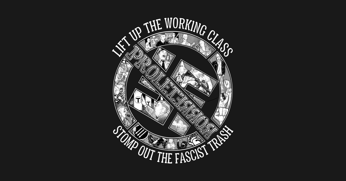 Proleterror up the workers - Punk - T-Shirt | TeePublic