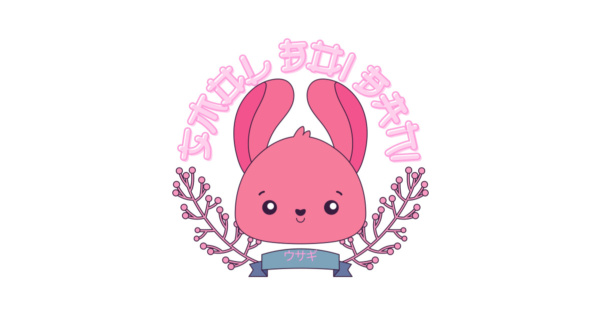 Kawaii Rabbit Smol Boi Bani - Rabbit - T-Shirt | TeePublic
