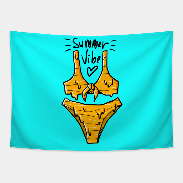 VSCO GIRL BIKINI SUMMER - Vsco Girl Swim Suit - Tapestry | TeePublic
