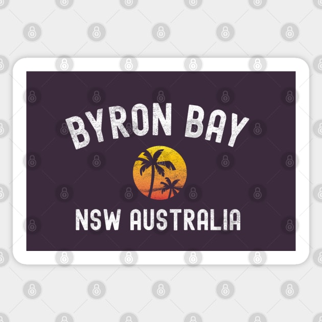 Byron Bay NSW Australia Sunset Palm - Byron Bay Australia - Sticker ...
