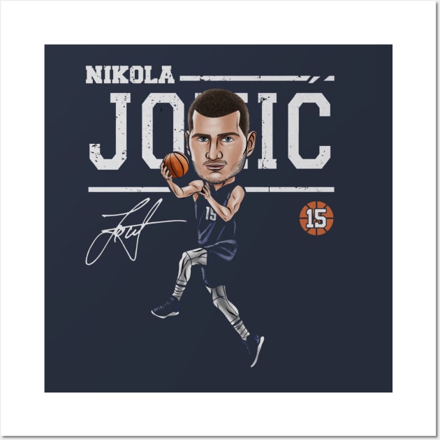 Nikola Jokic Denver Cartoon - Nikola Jokic - Posters and Art Prints ...