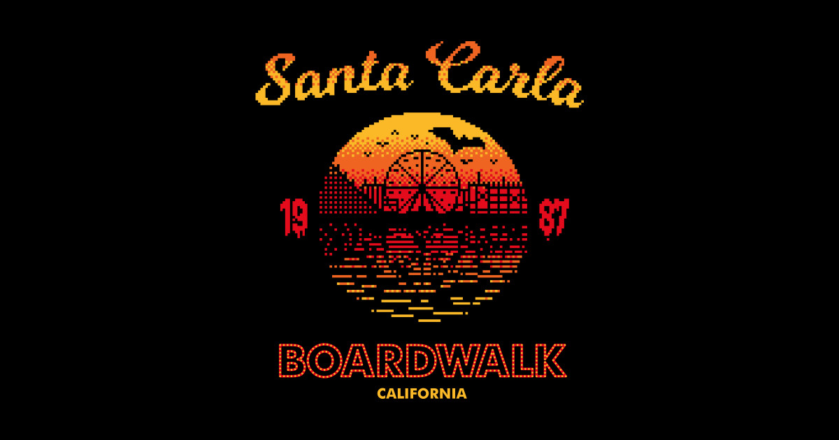 Santa Carla Boardwalk - Lost Boys - Sticker | TeePublic