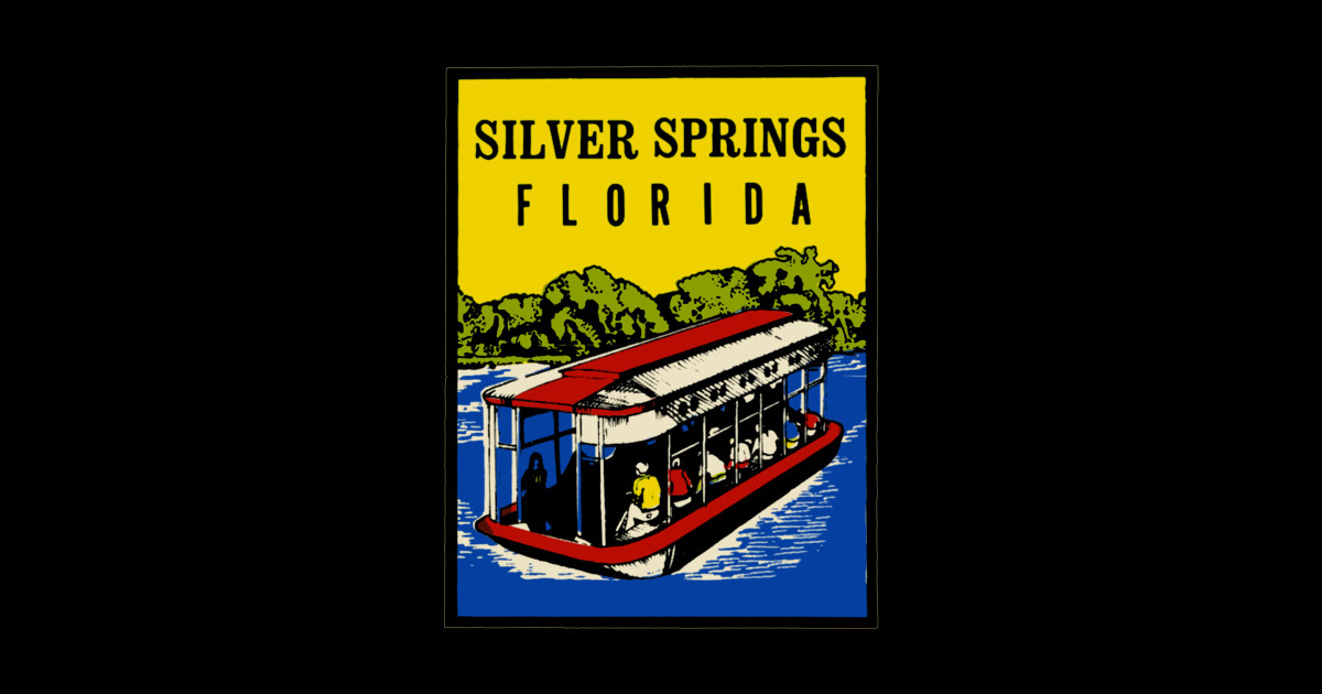 Silver Springs Florida Decal - Silver Springs - Sticker | TeePublic