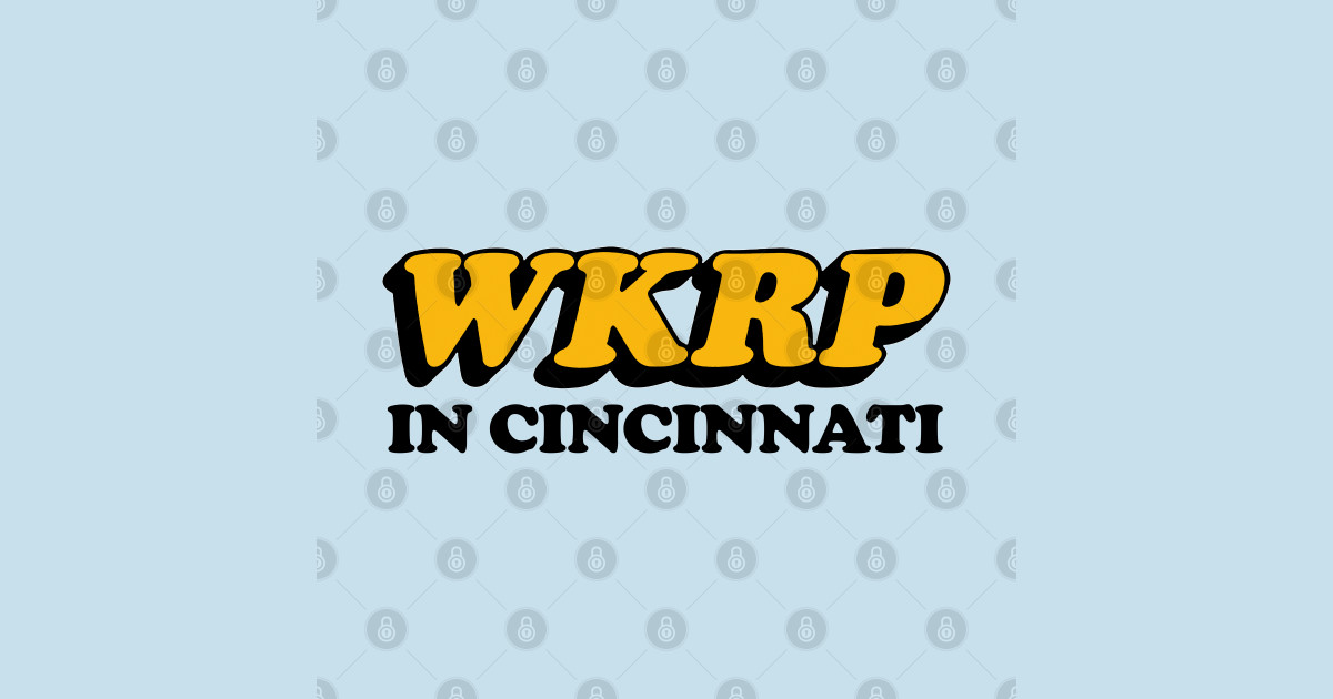 WKRP In Cincinnati Vintage Tribute Logo Design - Wkrp In Cincinnati - T ...