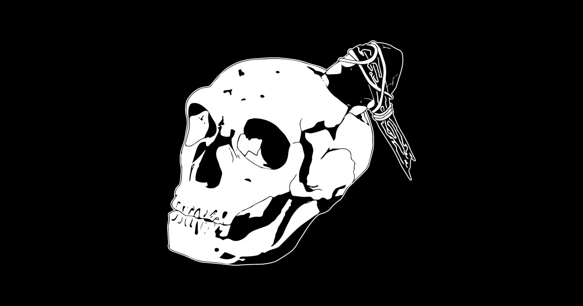 Neanderthal Skull - Weak - Posters and Art Prints | TeePublic