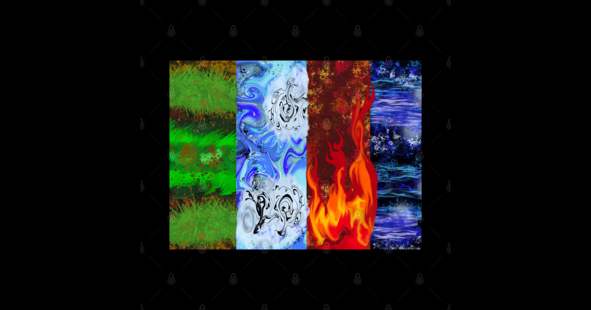 The Four Elements - The Four Elements - Sticker | TeePublic