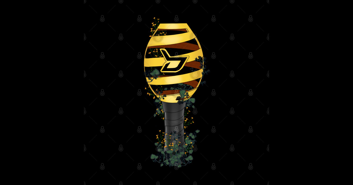 BLOCK B Floral Lightstick kpop - Block B - Sticker | TeePublic