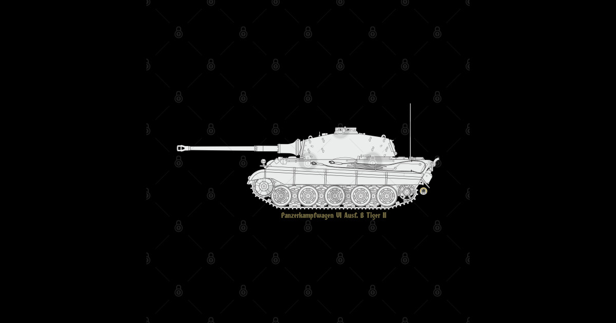 Panzerkampfwagen VI Ausf. B Tiger II (white version) - Ww2 Tanks ...
