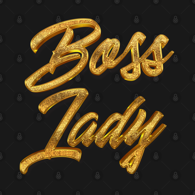 BOSS LADY // Awesome Boss Retro Style Gift Design - Boss - T-Shirt ...
