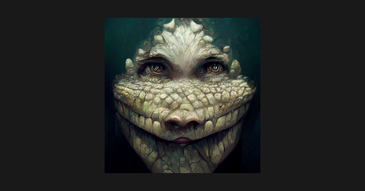 Smiling Sea Monster - Sea Monster - T-Shirt | TeePublic