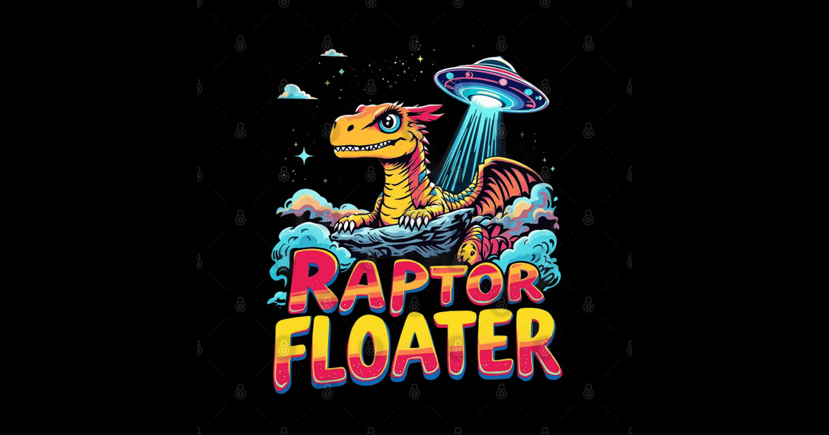 Raptor Floater - Raptor - Sticker | TeePublic