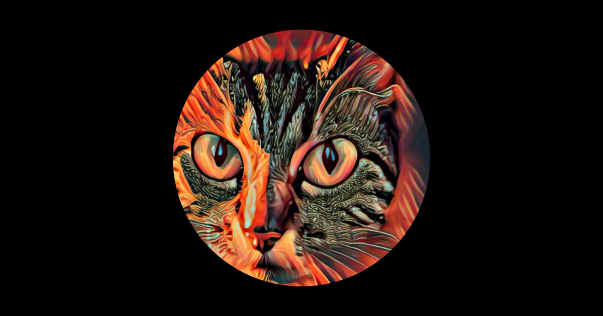 Cute floppy cat - Cute Floppy Cat - Sticker | TeePublic