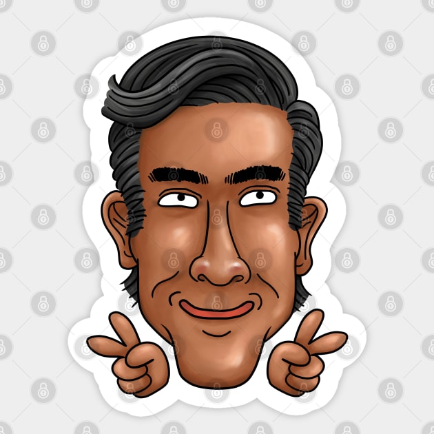 victory face drawing