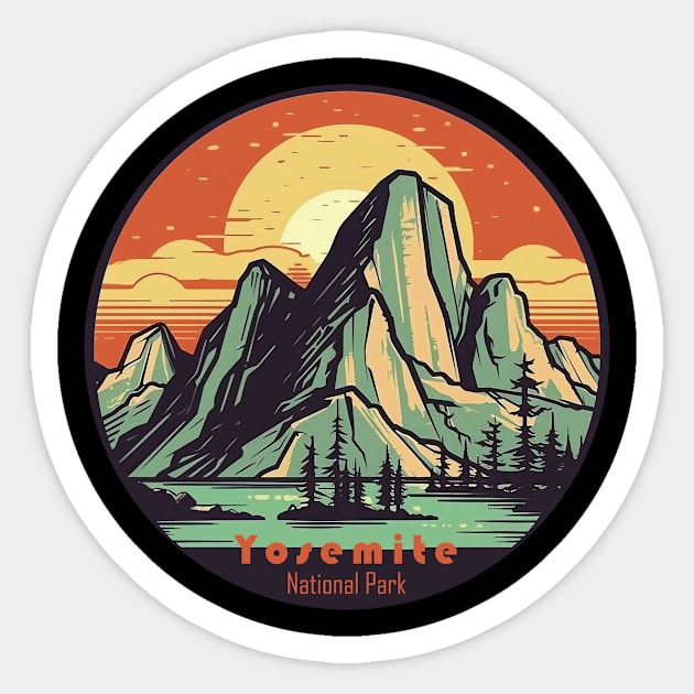 Yosemite National Park - Yosemite - Sticker | TeePublic