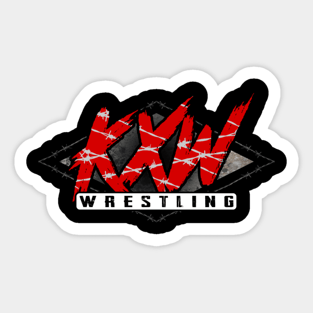 KXW Wrestling Logo - Kxw - Sticker | TeePublic