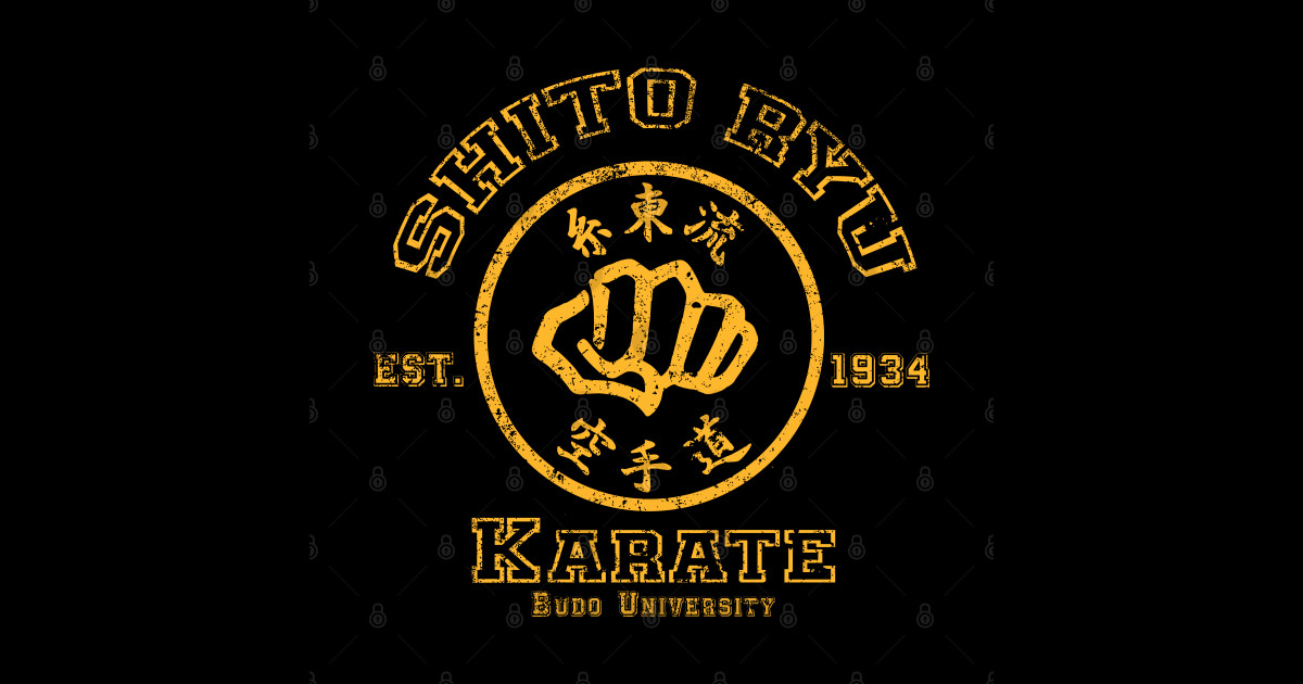 Shito Ryu Karate Budo University Martial Arts Design - Karate - Sticker ...
