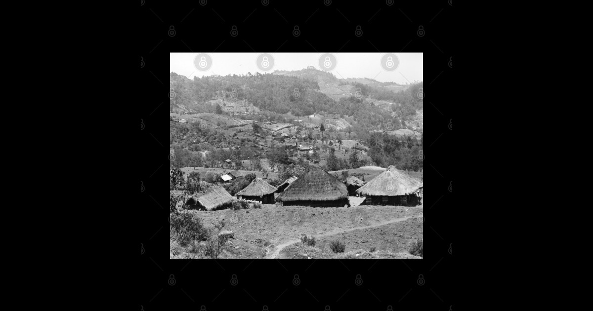 Vintage photo of Guatamalan homes - Guatamala - Sticker | TeePublic