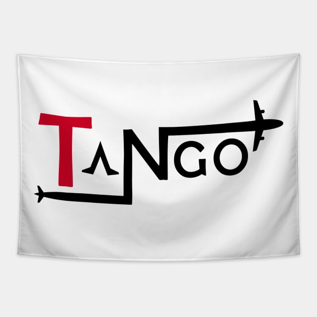 TANGO Aviation Phonetic Alphabet Pilot Airplane - Tango - Tapestry ...