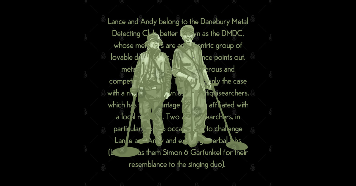 Detectorists Lance and Andy - Detectorists - Sticker | TeePublic